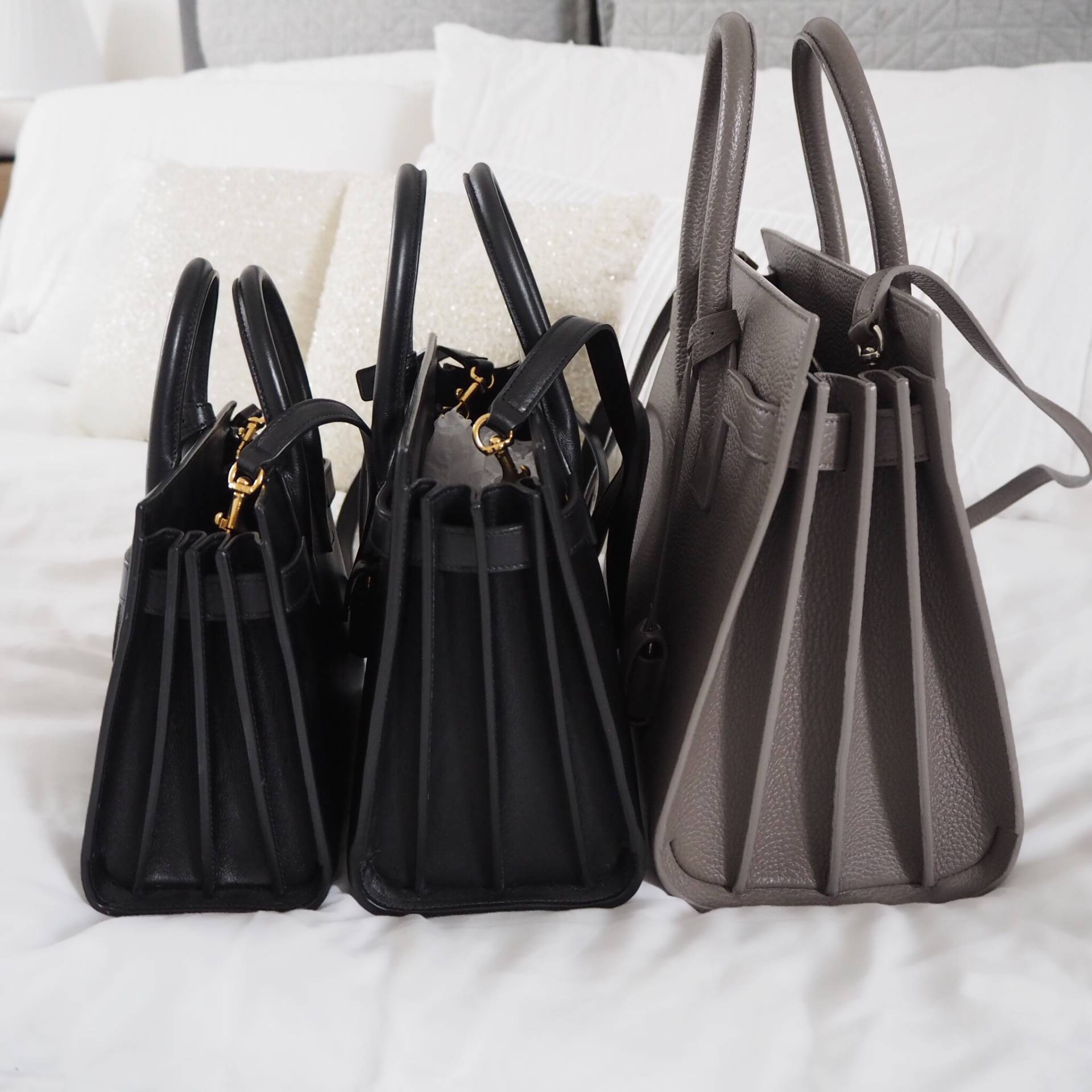 The Saint Laurent Sac De Jour Small Baby Nano Comparisons The Saint Laurent Sac De Jour Small Baby Nano Comparisons